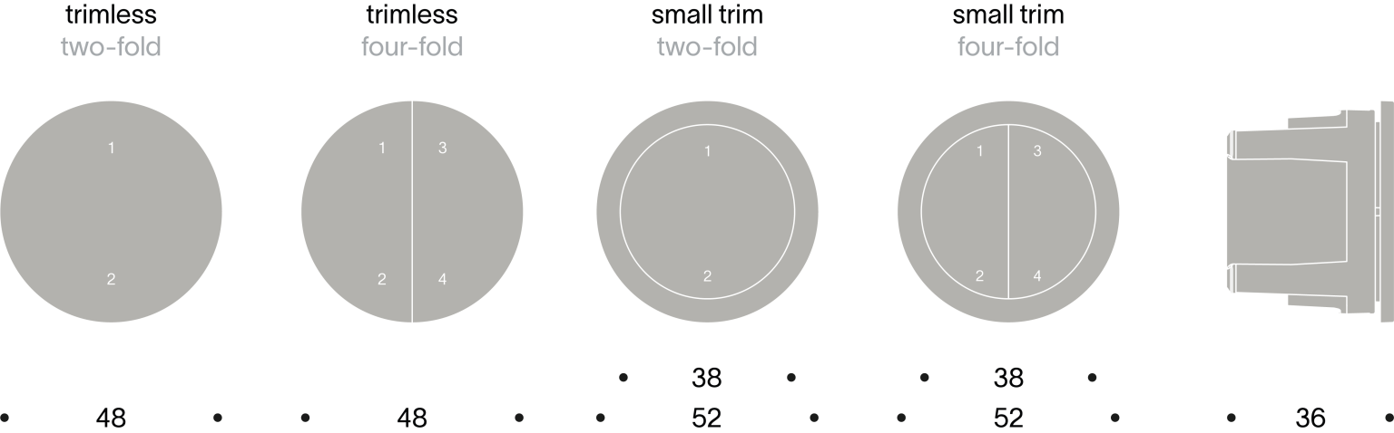 rond | PF push buttons 2.0 | prado